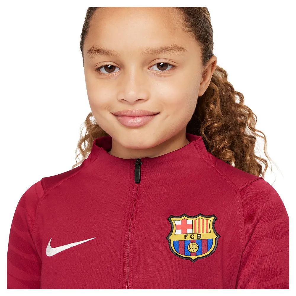 Nike FC Barcelona 21/22 Strike Drill goalkeeper junior jacket Red| Goalinn