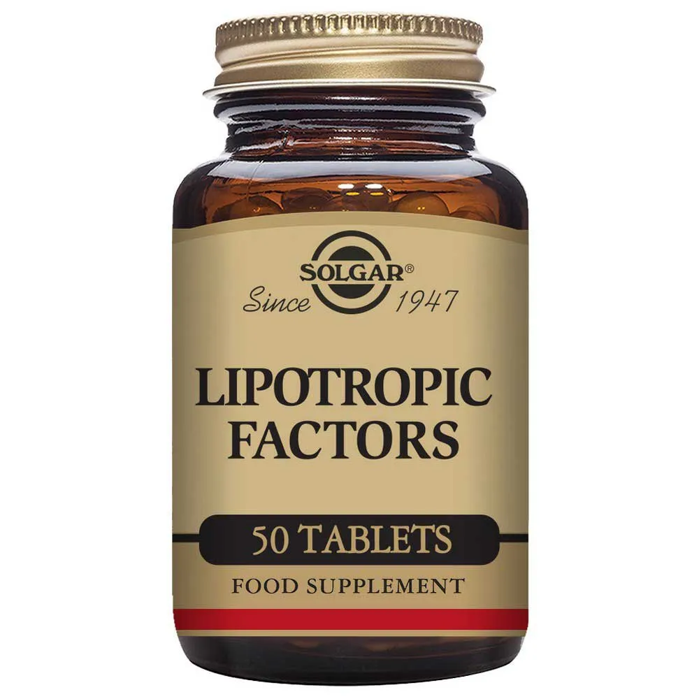 Solgar Lipotropic tablets 50 units, Brown | Bikeinn