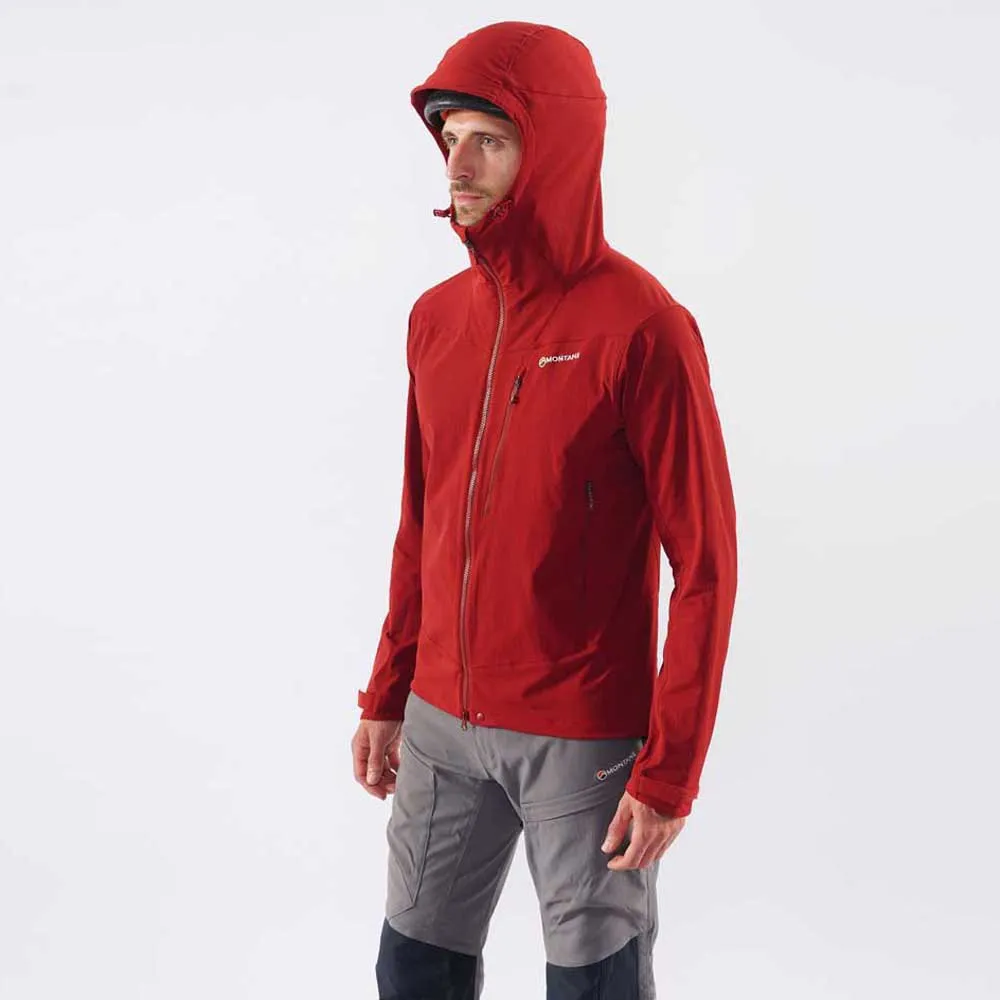 Montane Dyno Lt softshell jacket Red | Trekkinn