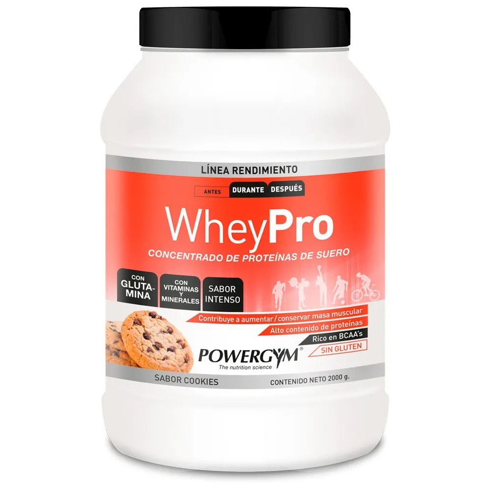 Powergym Whey Pro 2kg Cookies, Multicolor | Bikeinn