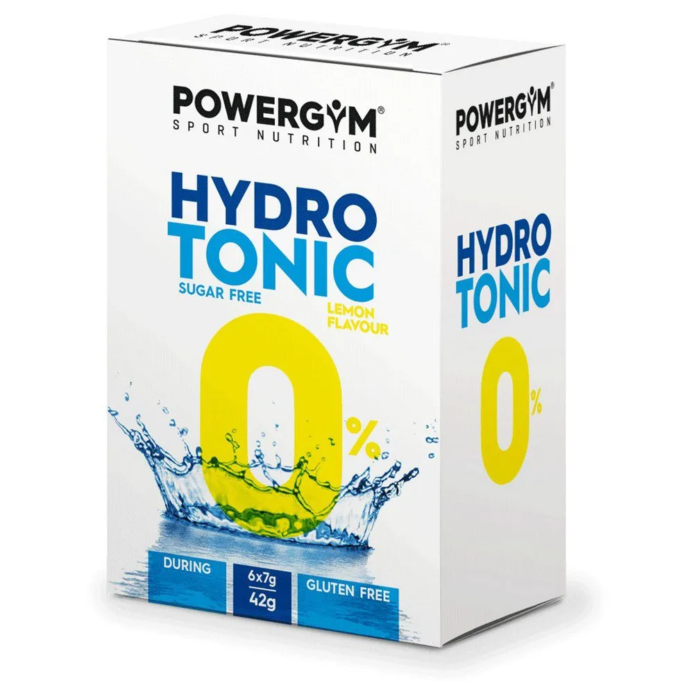 Powergym Hydrotonic Zero 7g 6 Unités Citron Sachet Boîte, Blanc | Bikeinn