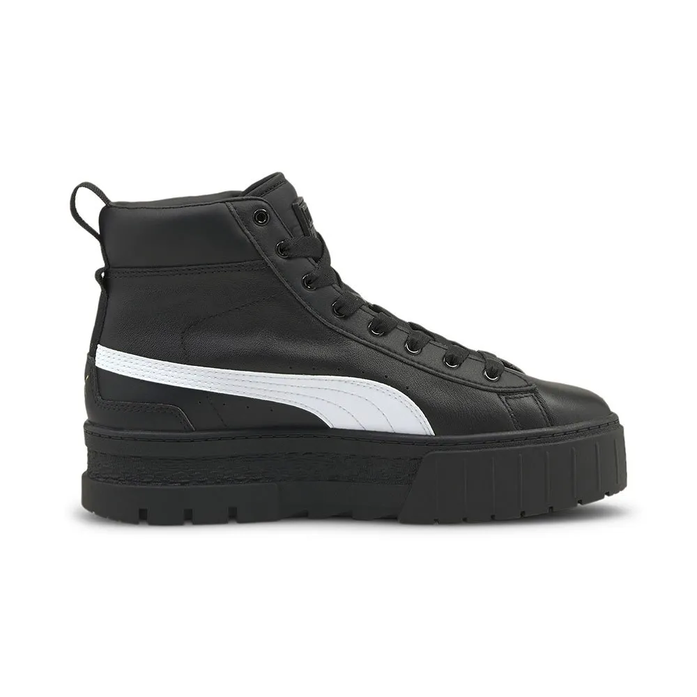 Puma Mayze Mid trainers Black | Dressinn