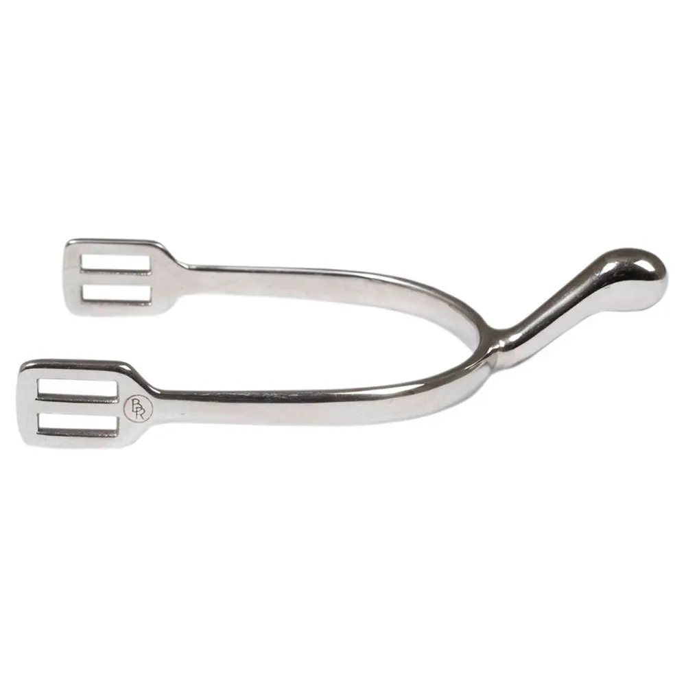 BR Swan Neck Women Spurs Silver | Horse Riding