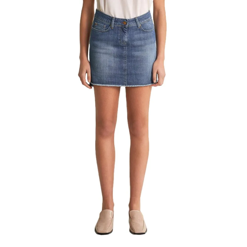 Salsa jeans Push Up Shape Up Mini rock Blau | Dressinn