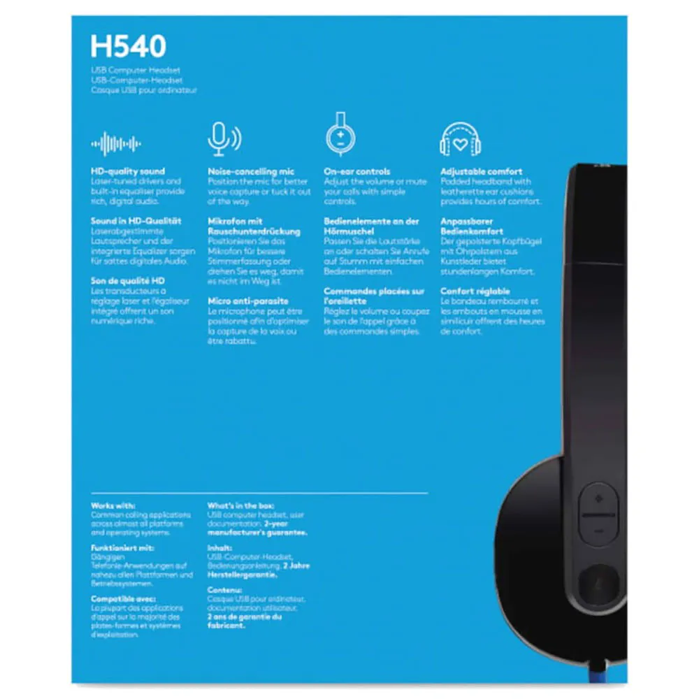 Logitech H540 headset | Techinn