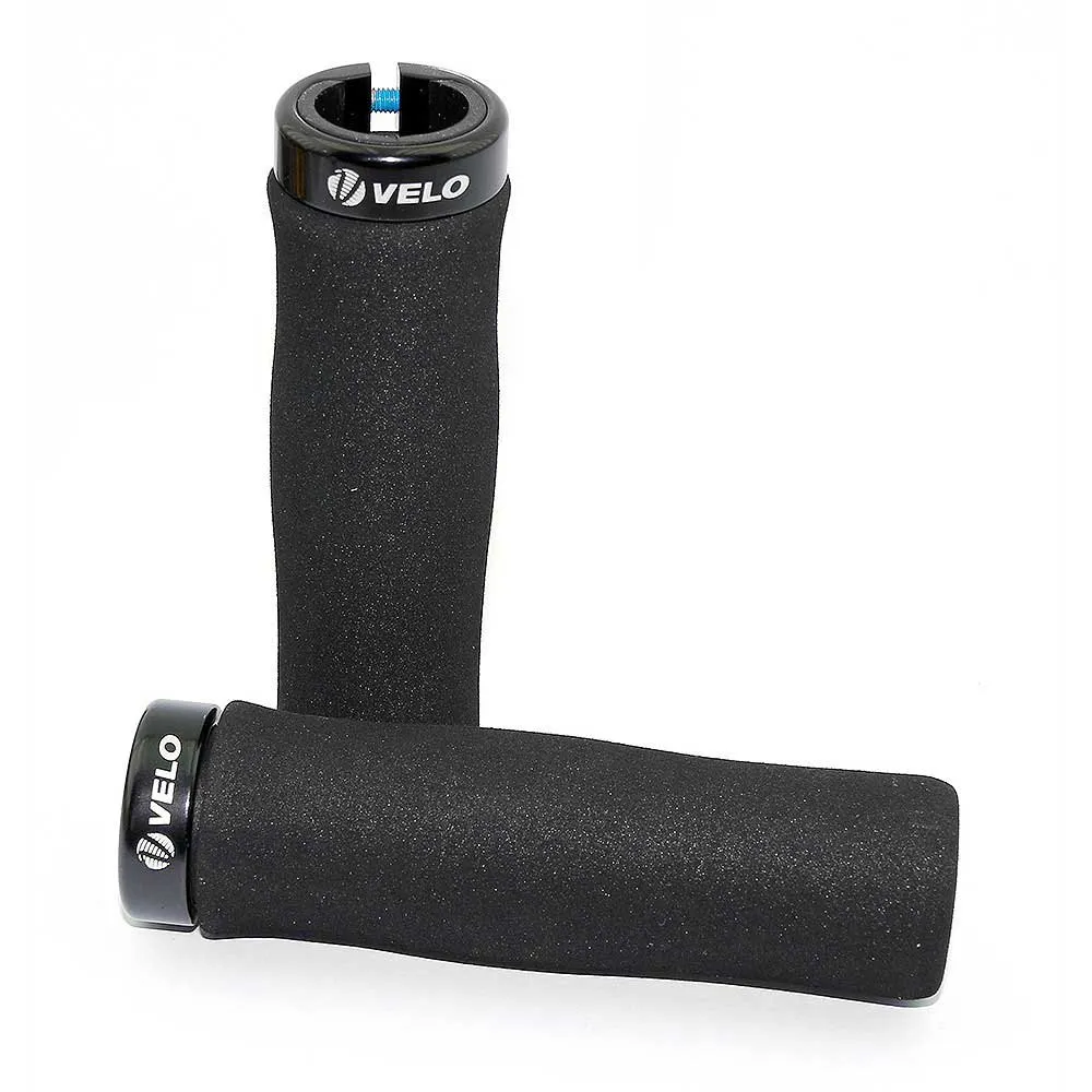 Velo Foam EVA Ultralight Lock-On Grips, Black | Bikeinn