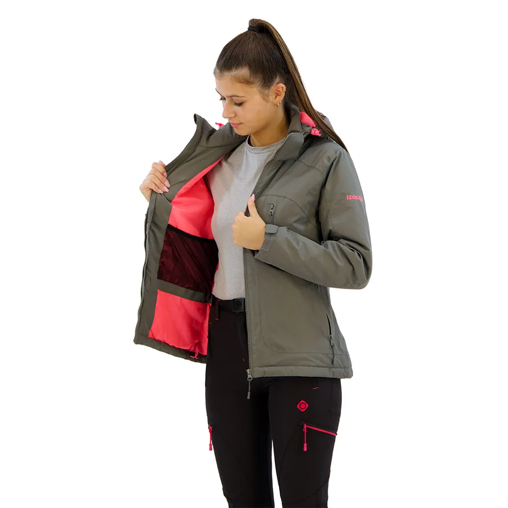 Izas Logan W jacket Grey | Trekkinn