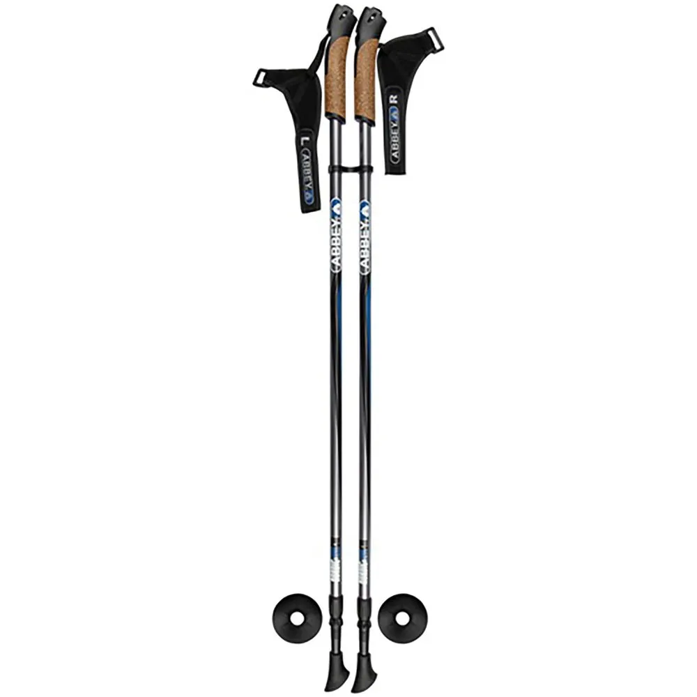 Abbey Nordic Walking Cane Poles Grey | Trekkinn