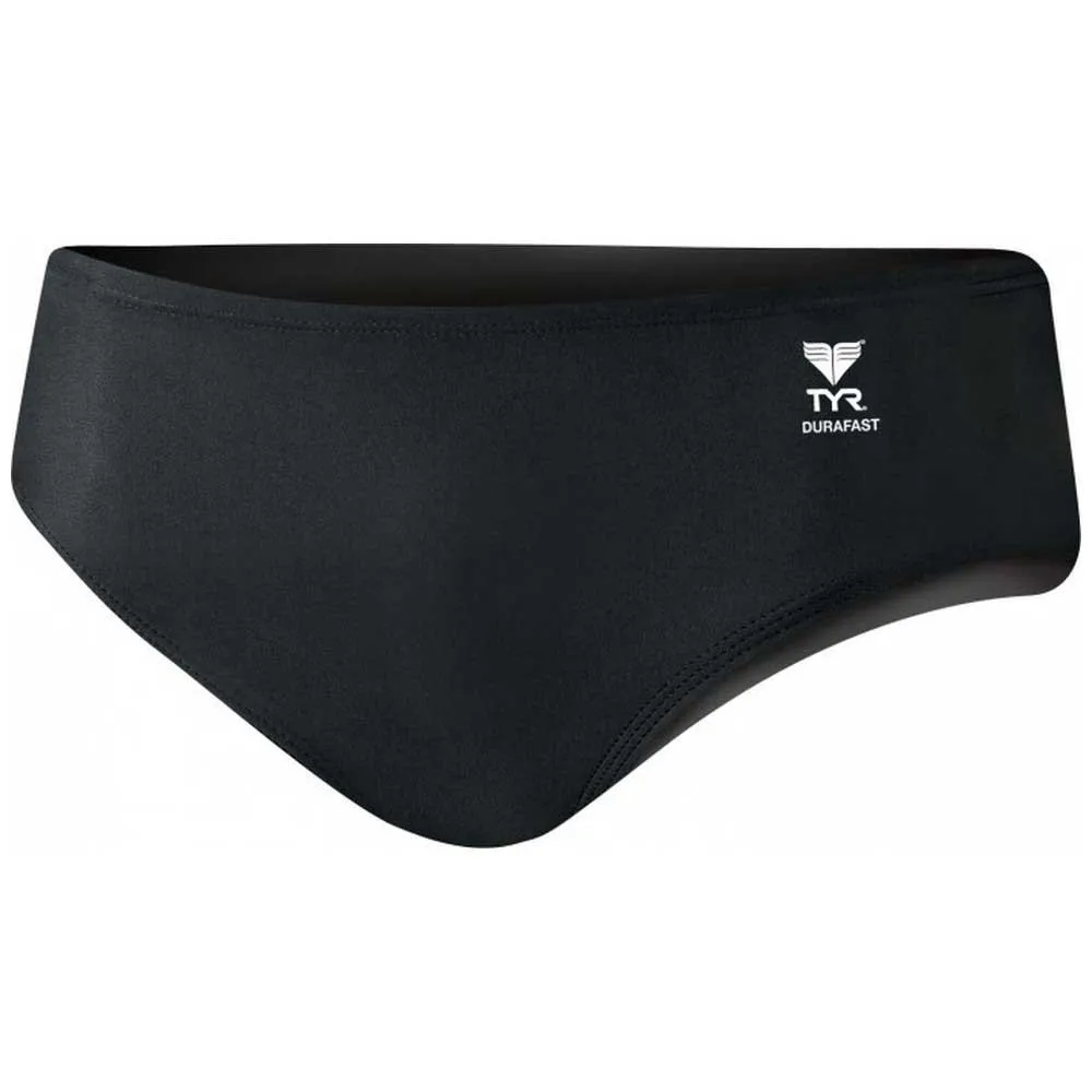 TYR Durafast Elite Solid Racer Badeslip Schwarz | Swiminn