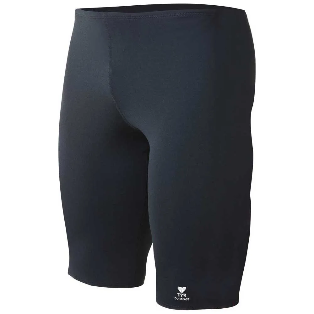 TYR Durafast Elite Solid Jammer Black | Swiminn