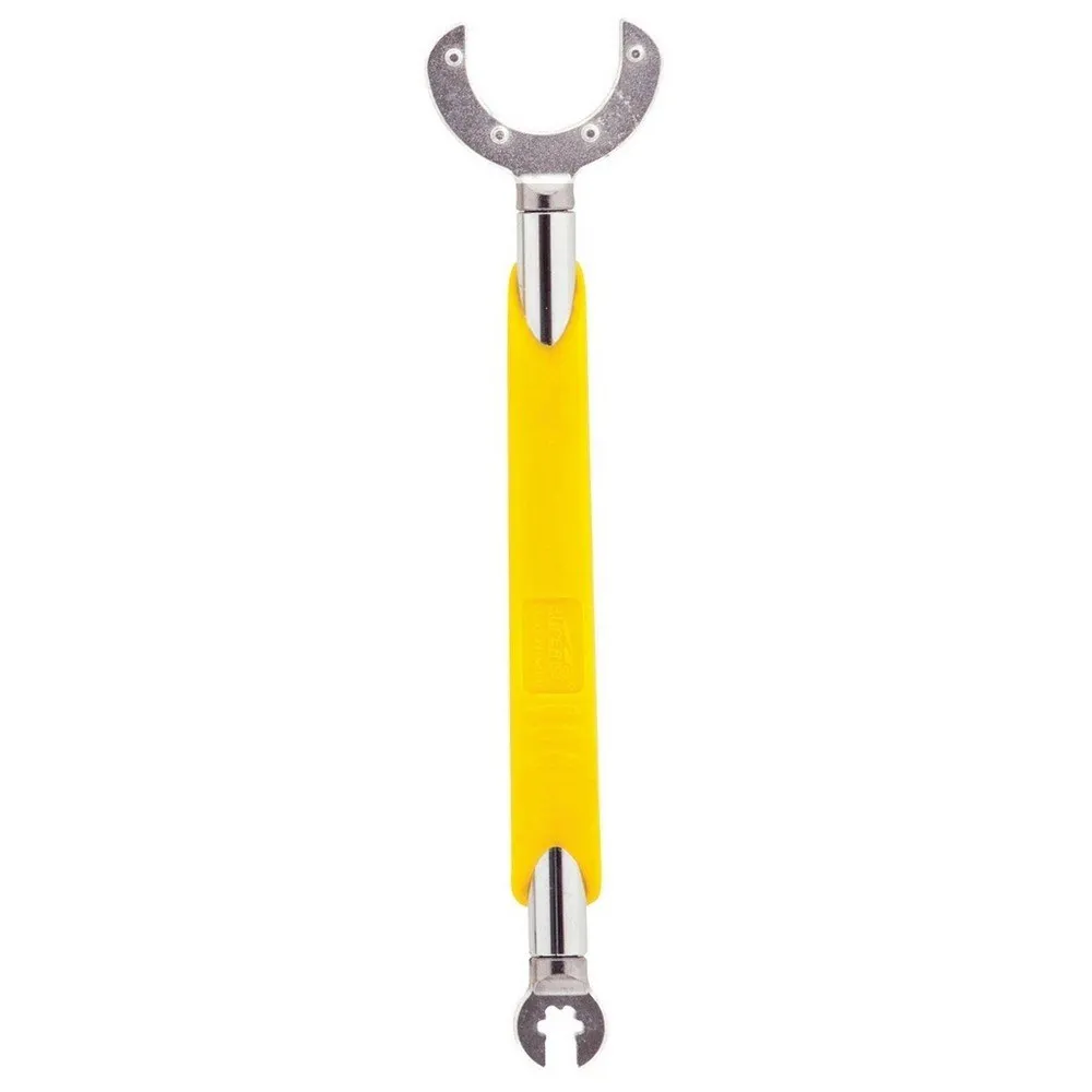 Super b Double Mavic Wrench For Cones And Spoke 6 Splines, Yellow | Bikeinn