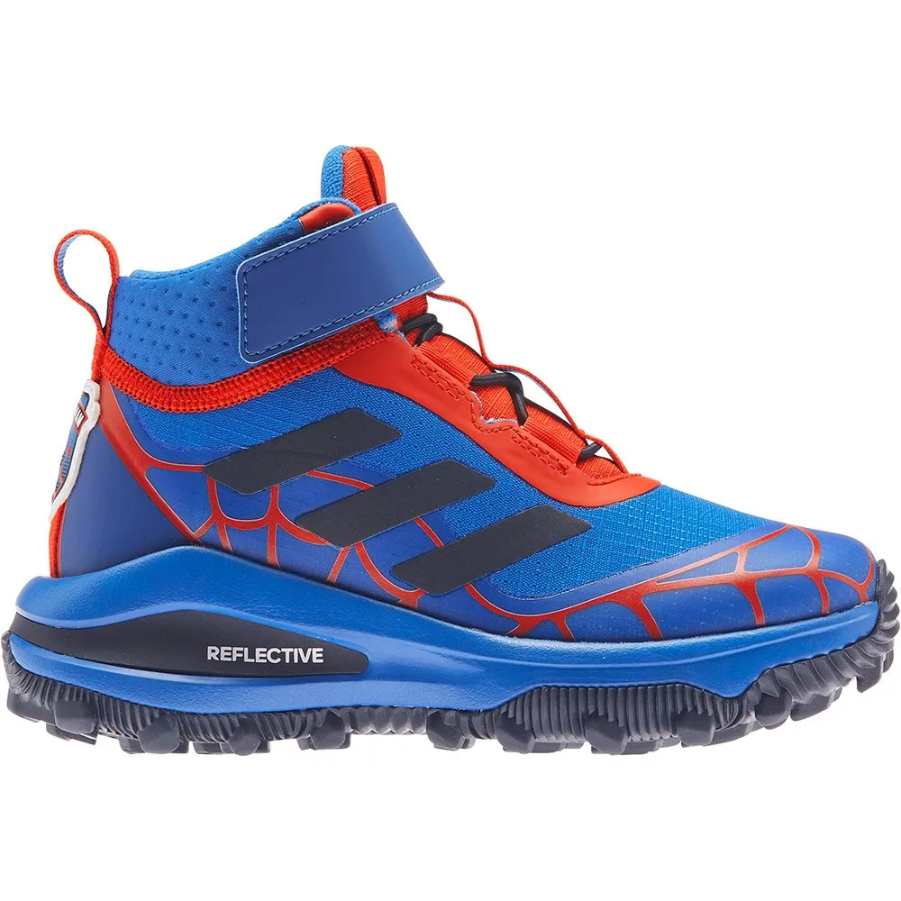 adidas Fortarun ATR Spiderman EL Velcro running shoes Blue| Kidinn