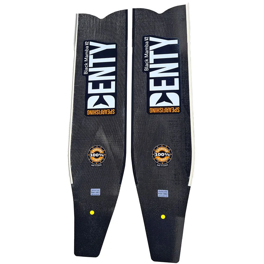 Denty Black Mamba V2 Medium Blade Without Drilling Black| Diveinn