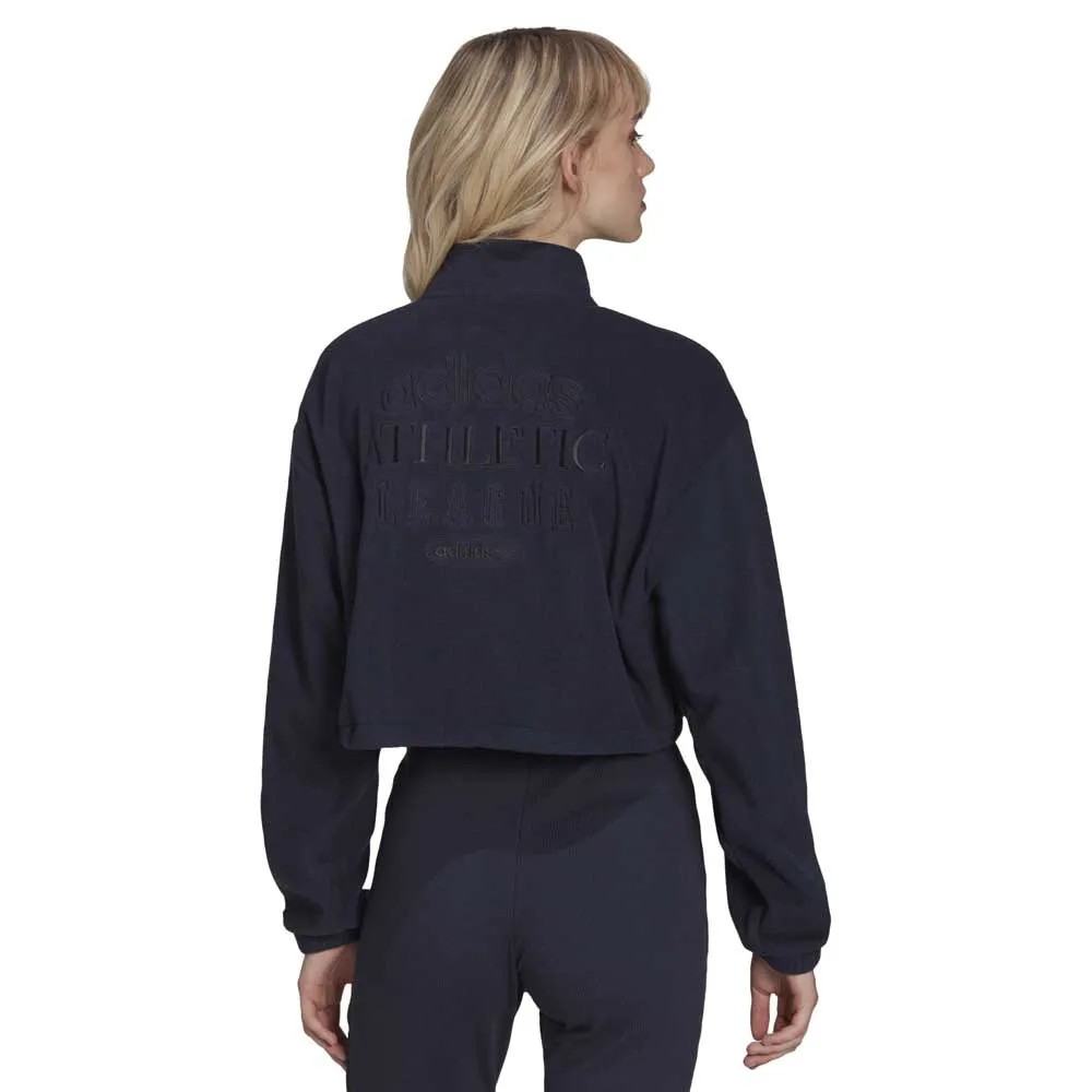 adidas originals Cropped Jacket Blue | Dressinn