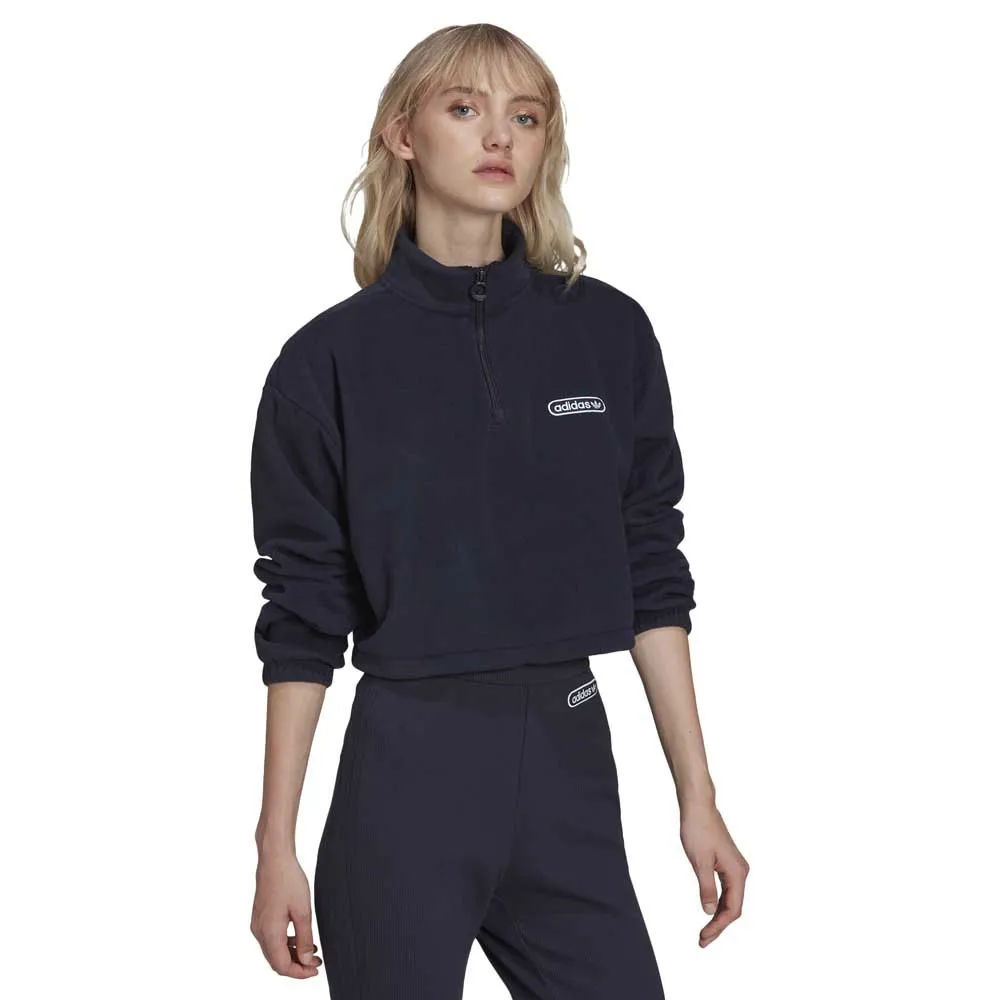 adidas originals Cropped Jacket Blue | Dressinn