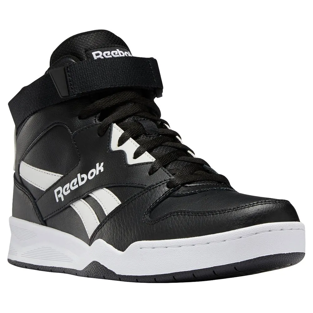 Reebok Royal BB4500 Hi Strap trainers Black | Dressinn