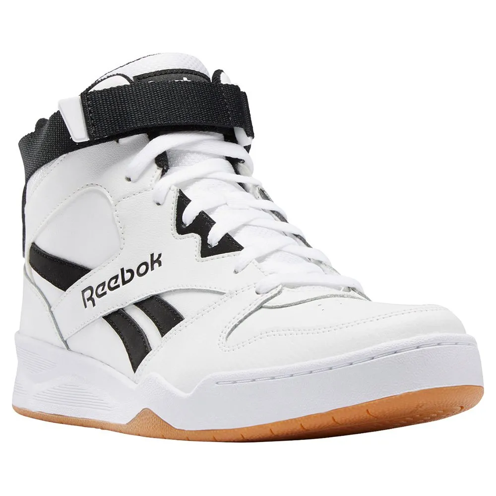 Reebok Royal BB4500 Hi Strap trainers White | Dressinn