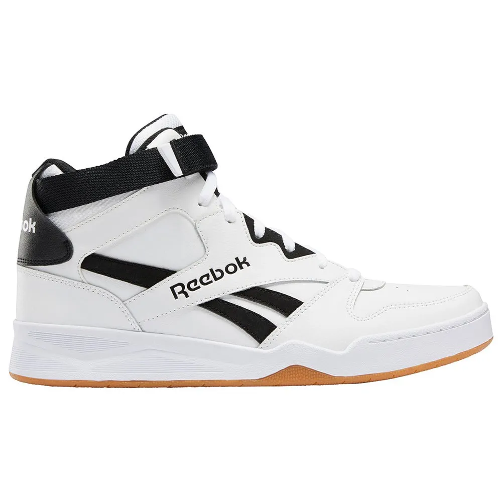 Reebok Royal BB4500 Hi Strap trainers White | Dressinn
