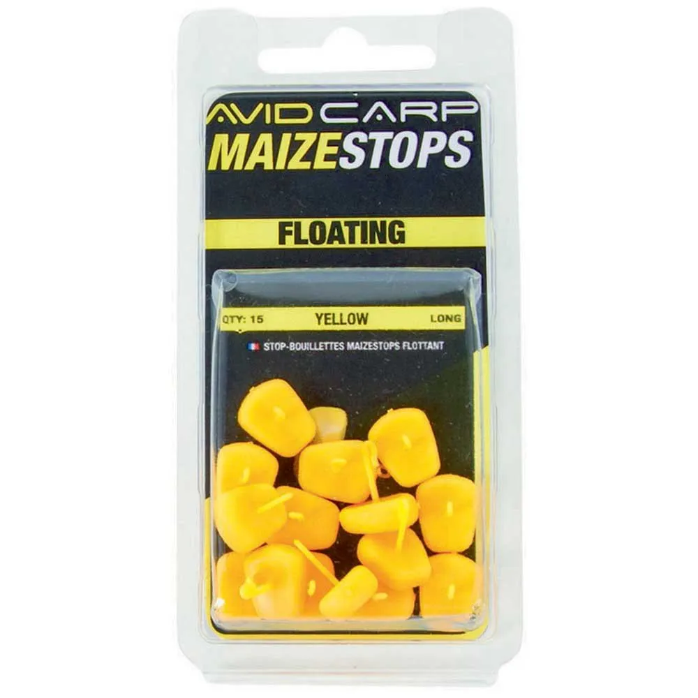 Avid carp Floating Maize Stoppers Yellow | Waveinn