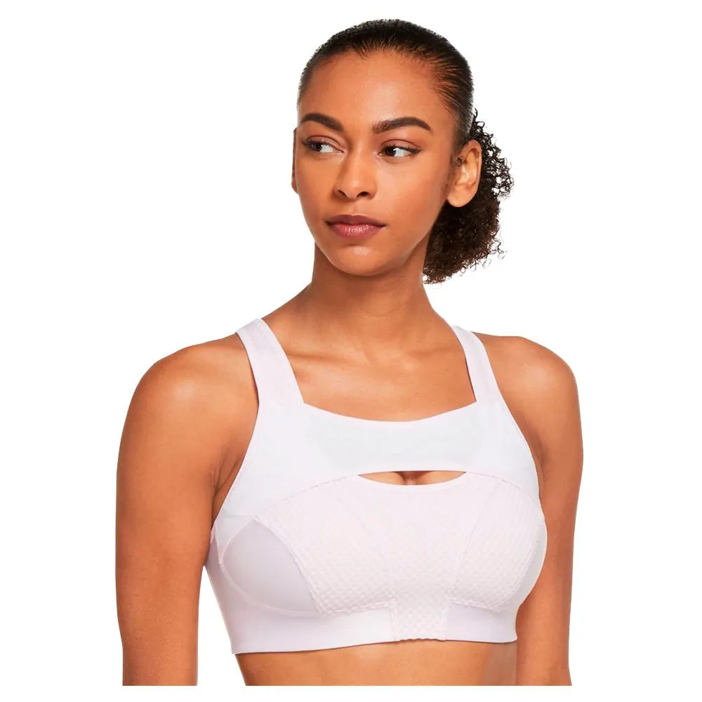 Nike Dri Fit Advantage Alpha High Support Sports Bra White, Traininn