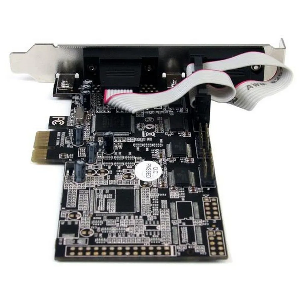 Startech PEX4S553 PCIe DB9 Adapter Card Silver | Techinn