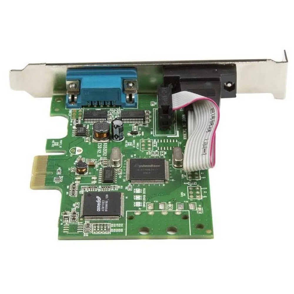 Startech PEX2S1050 PCIe DB9 Adapter Card Silver | Techinn