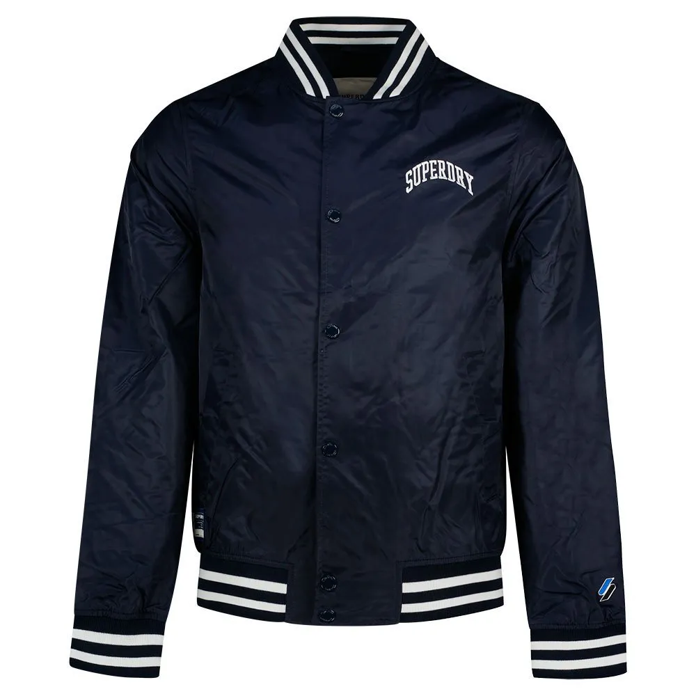 Superdry Classic Varsity Baseball Jacke Blau | Dressinn