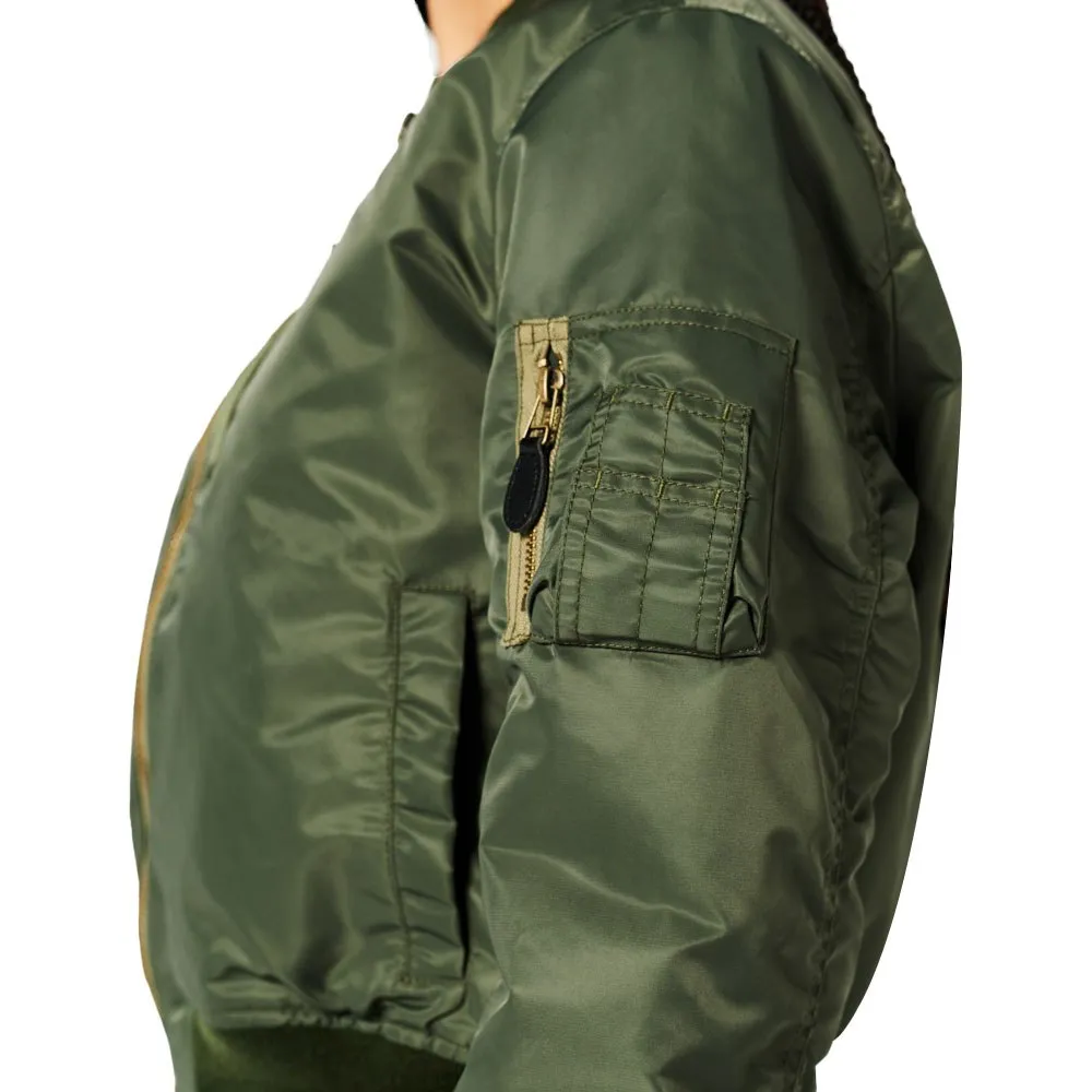 Superdry Ma1 Bomber Jacket Green | Dressinn