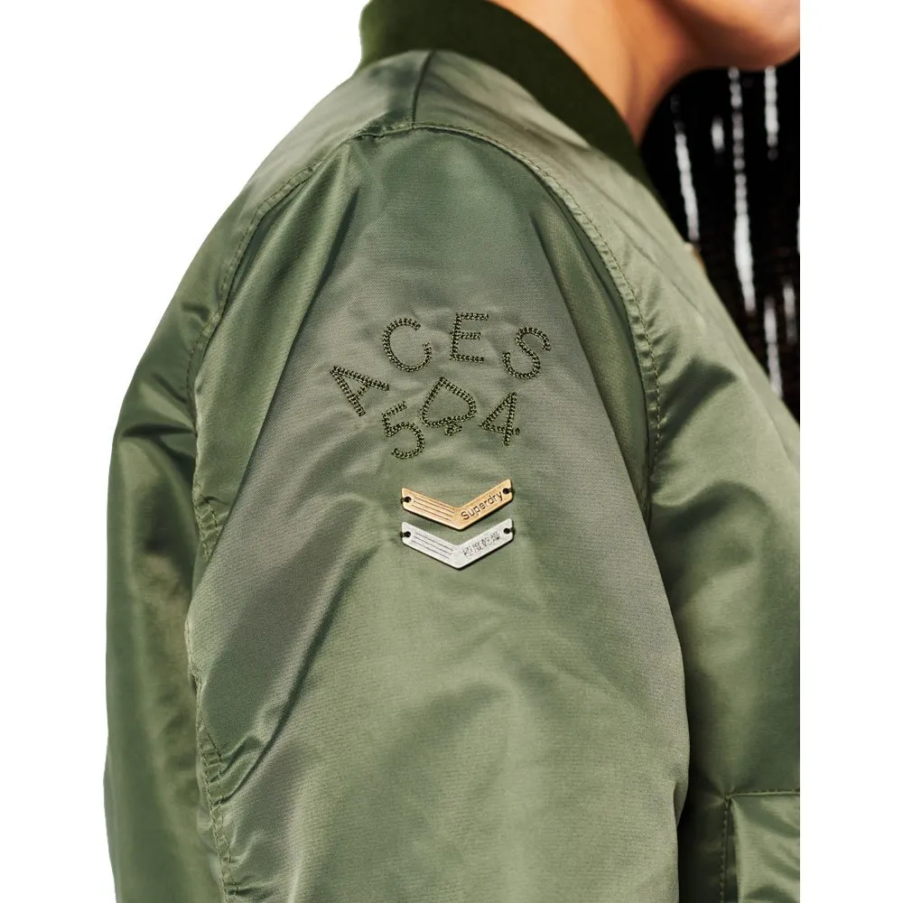 Superdry Ma1 Bomber Jacket Green | Dressinn
