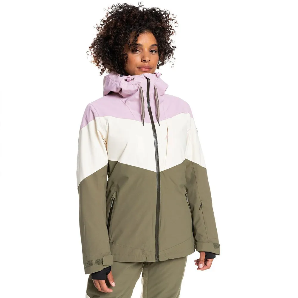 Roxy Ravine Jacket Green | Snowinn