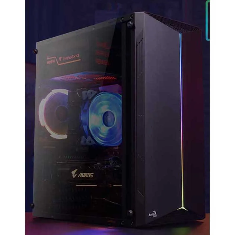 Aerocool Split Gaming Tower Case Black | Techinn