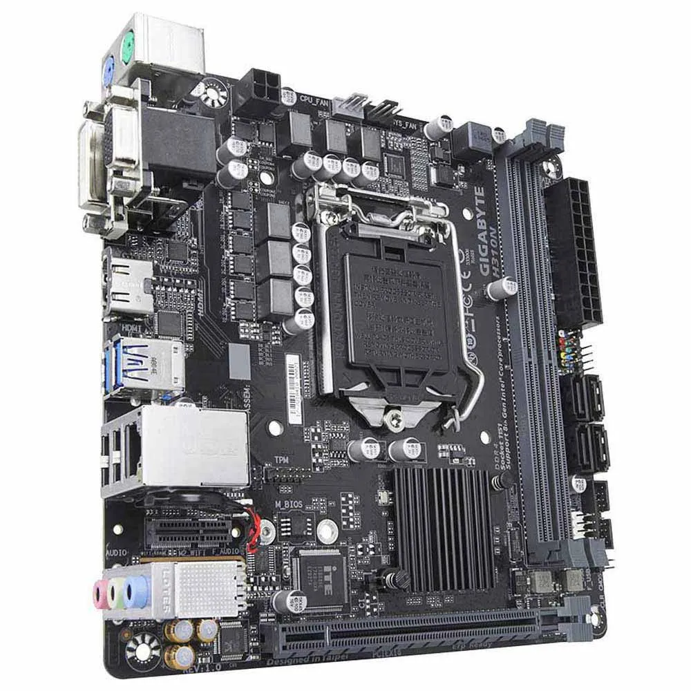Gigabyte H310N Motherboard Black | Techinn