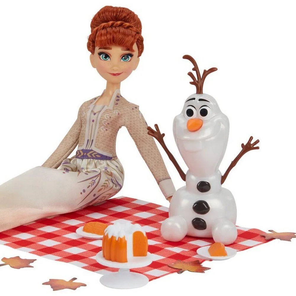Disney Frozen 2 Anna And Olaf Fall Picnic Doll Multicolor| Kidinn