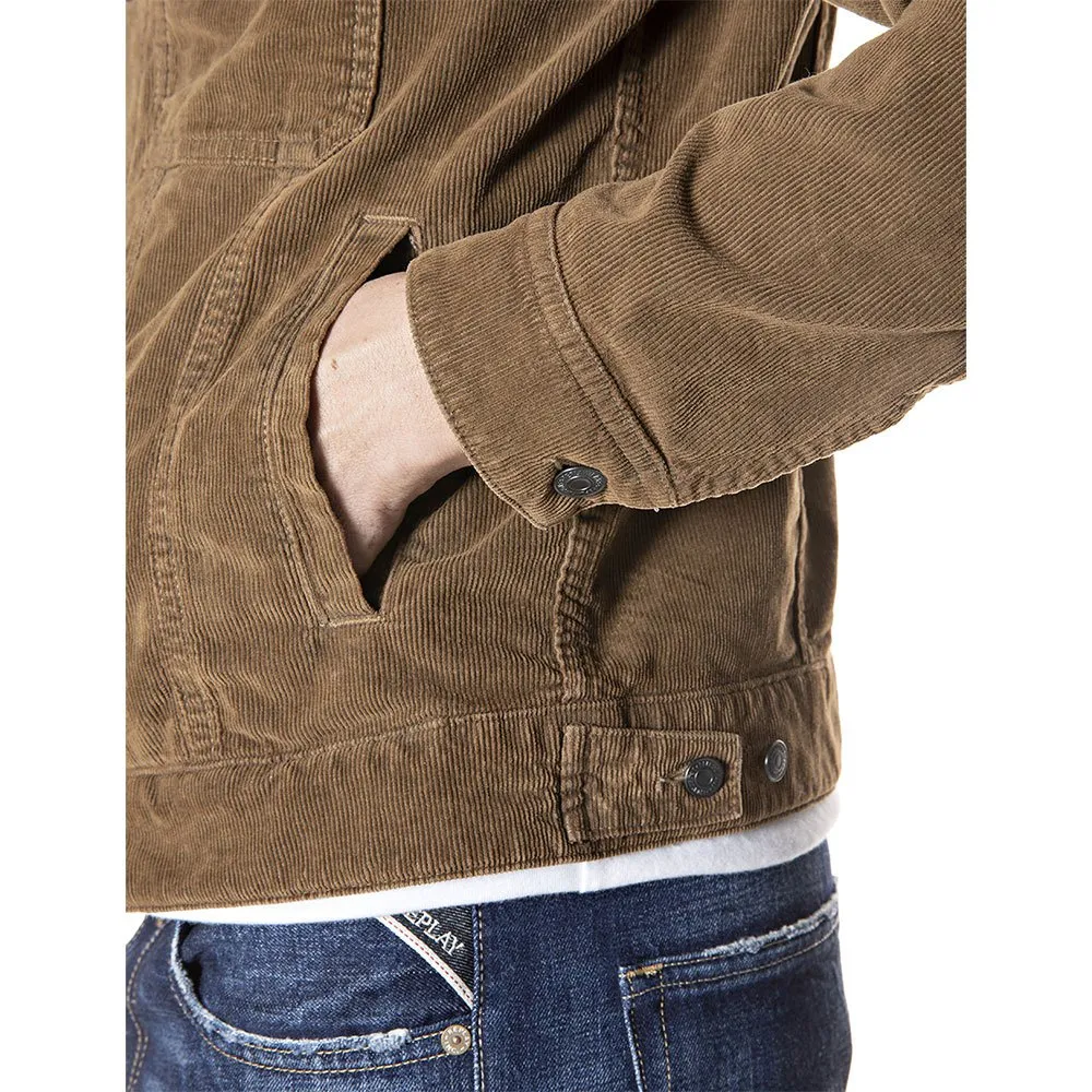 Replay MV843.000.8082990 Jacket Brown | Dressinn