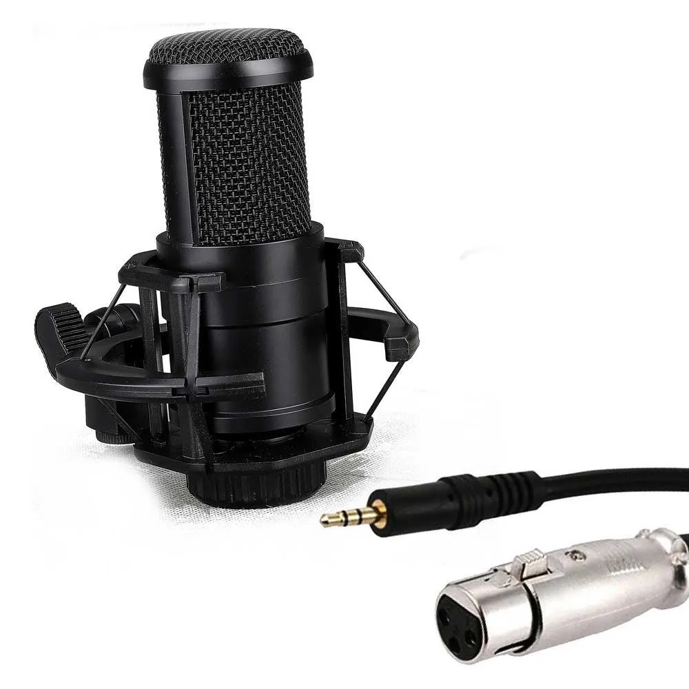 Phoenix PHSTREAMCAST-PRO Microphone With Bracket Black | Techinn