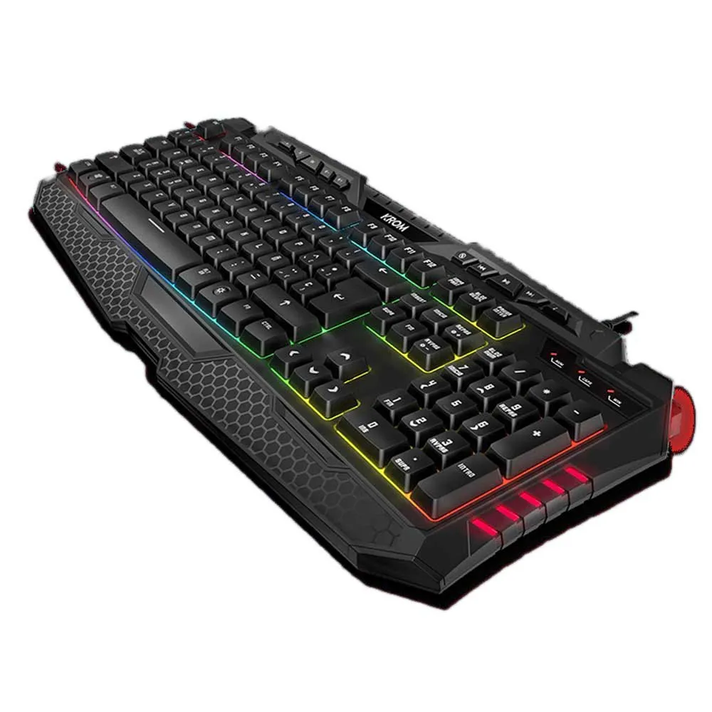 Krom Pack Kritic Gaming Mouse And Keyboard Black | Techinn