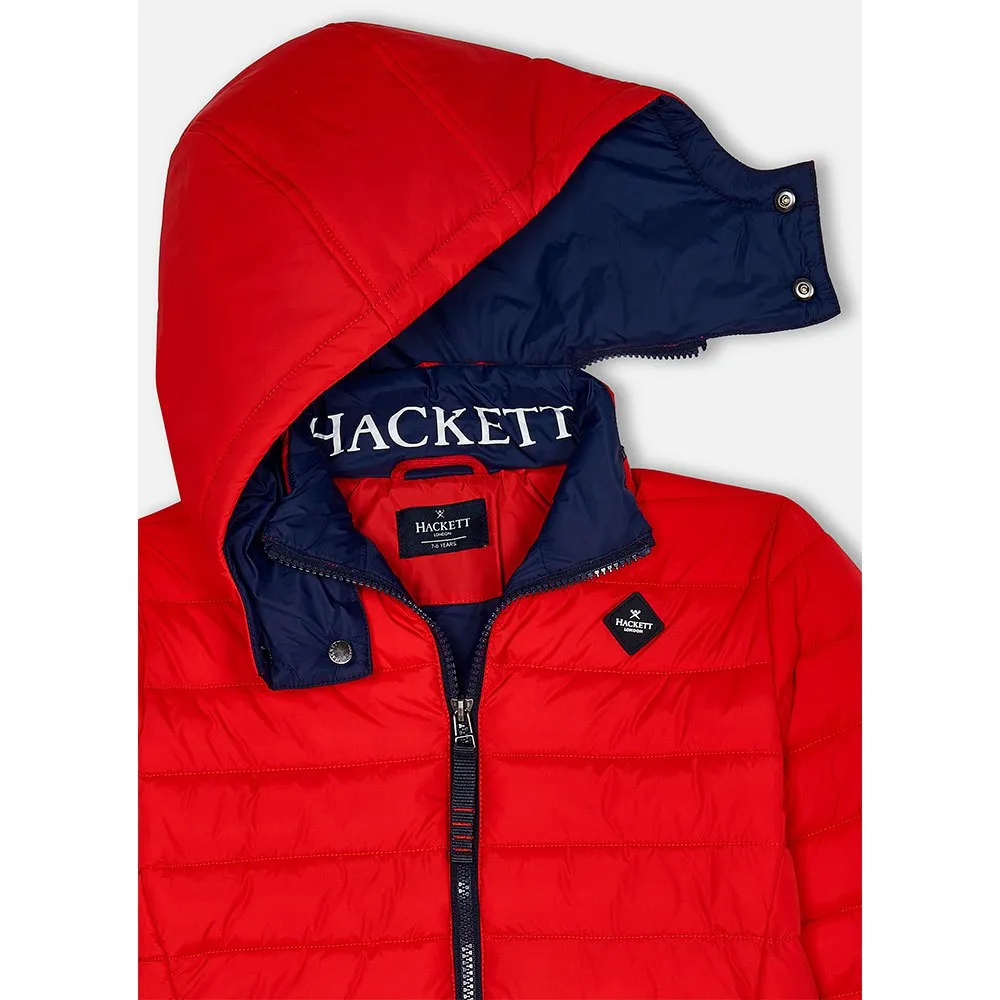 Hackett Basic Puffa Boy Jacket Red | Dressinn