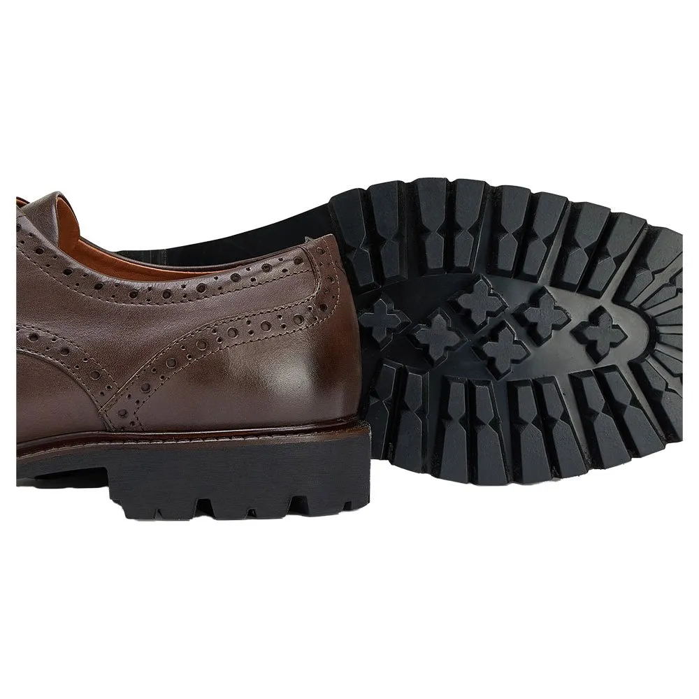 Hackett Commando Brogue Shoes Brown | Dressinn