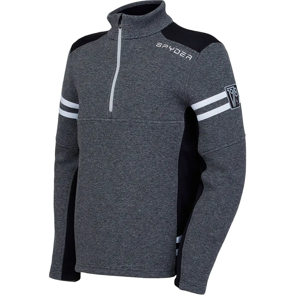 Spyder Wengen Half Zip Fleece Grey | Trekkinn