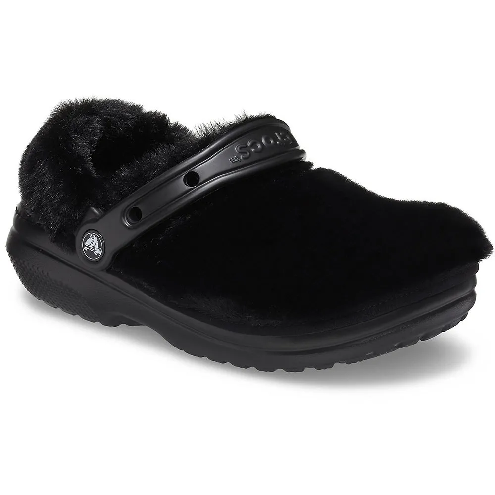 Crocs Classic Fur Sure clogs Black | Dressinn