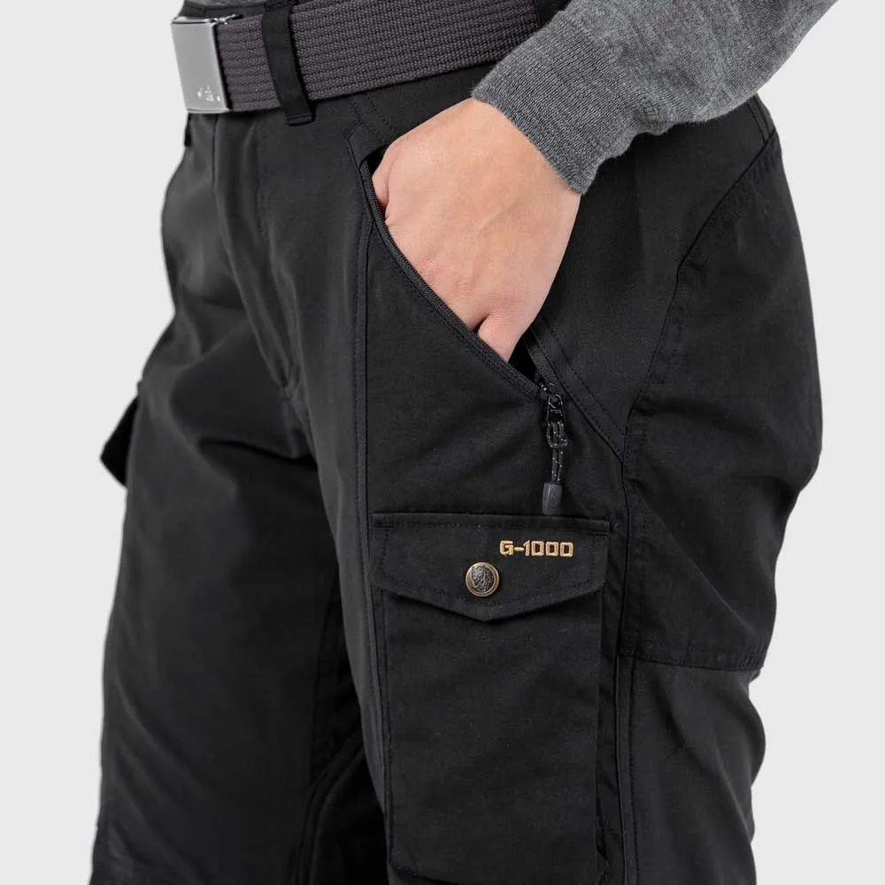 Fjällräven Nikka Curved Pants Black | Trekkinn