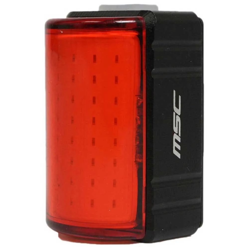 MSC Oval Rear Light, Red | Bikeinn