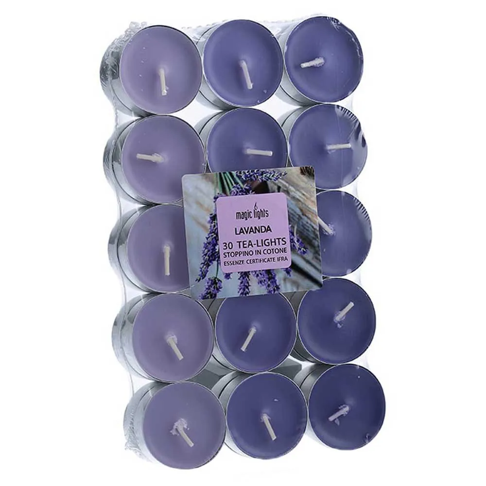 Magic lights Scented Candles Lavender 30 Units Purple | Techinn