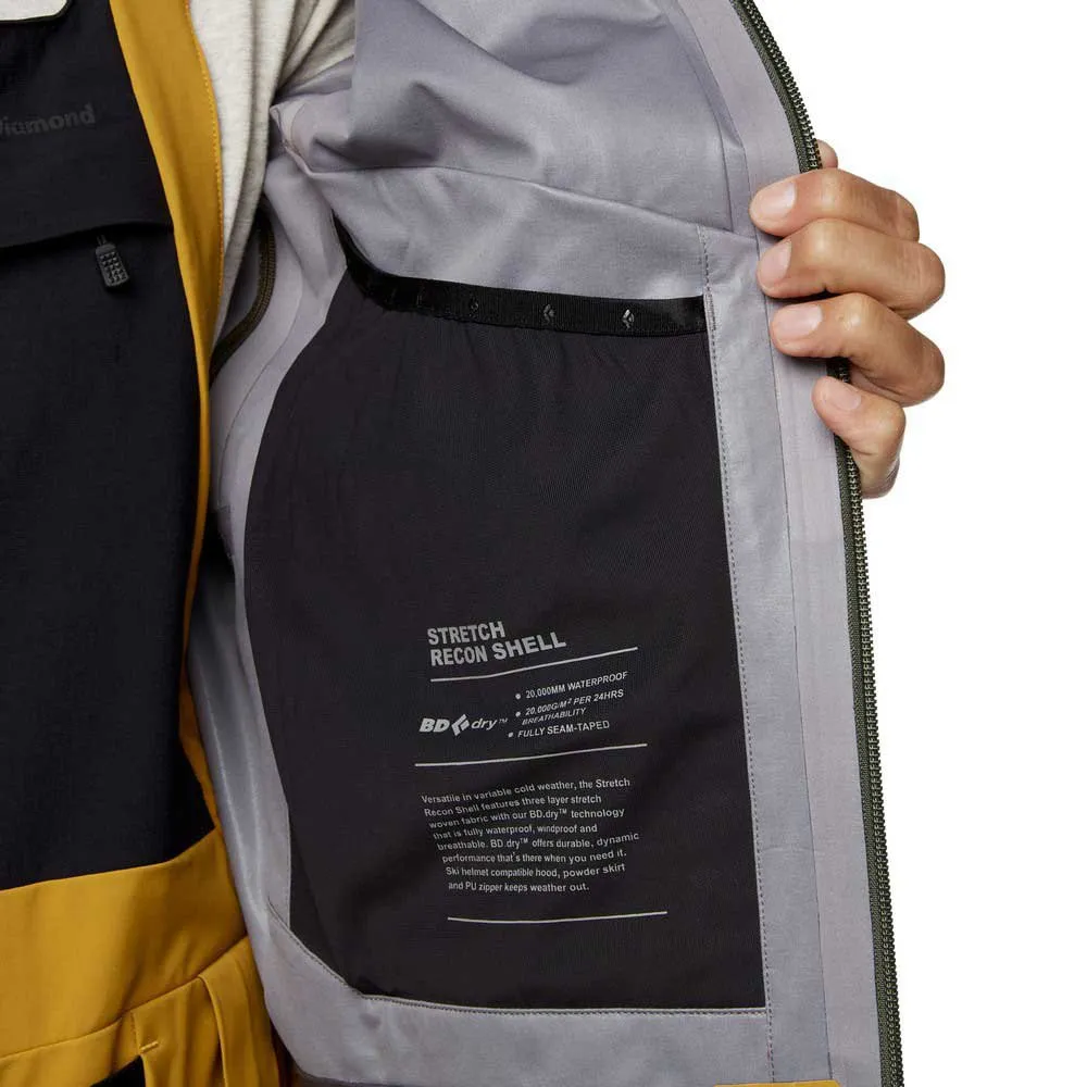 Black diamond Recon Stretch Ski Shell Jacket Black | Snowinn