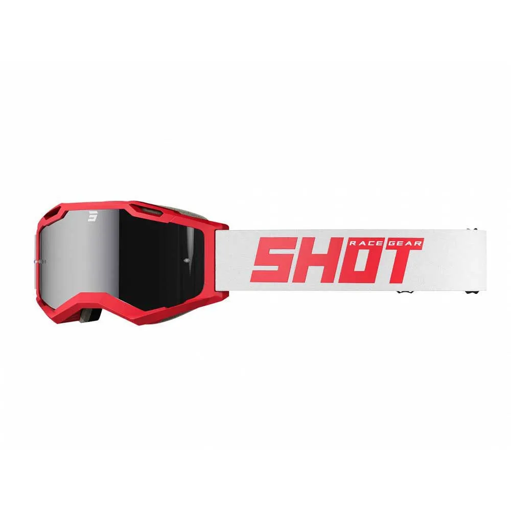 Shot Iris 2.0 Solid off-road goggles Red | Motardinn