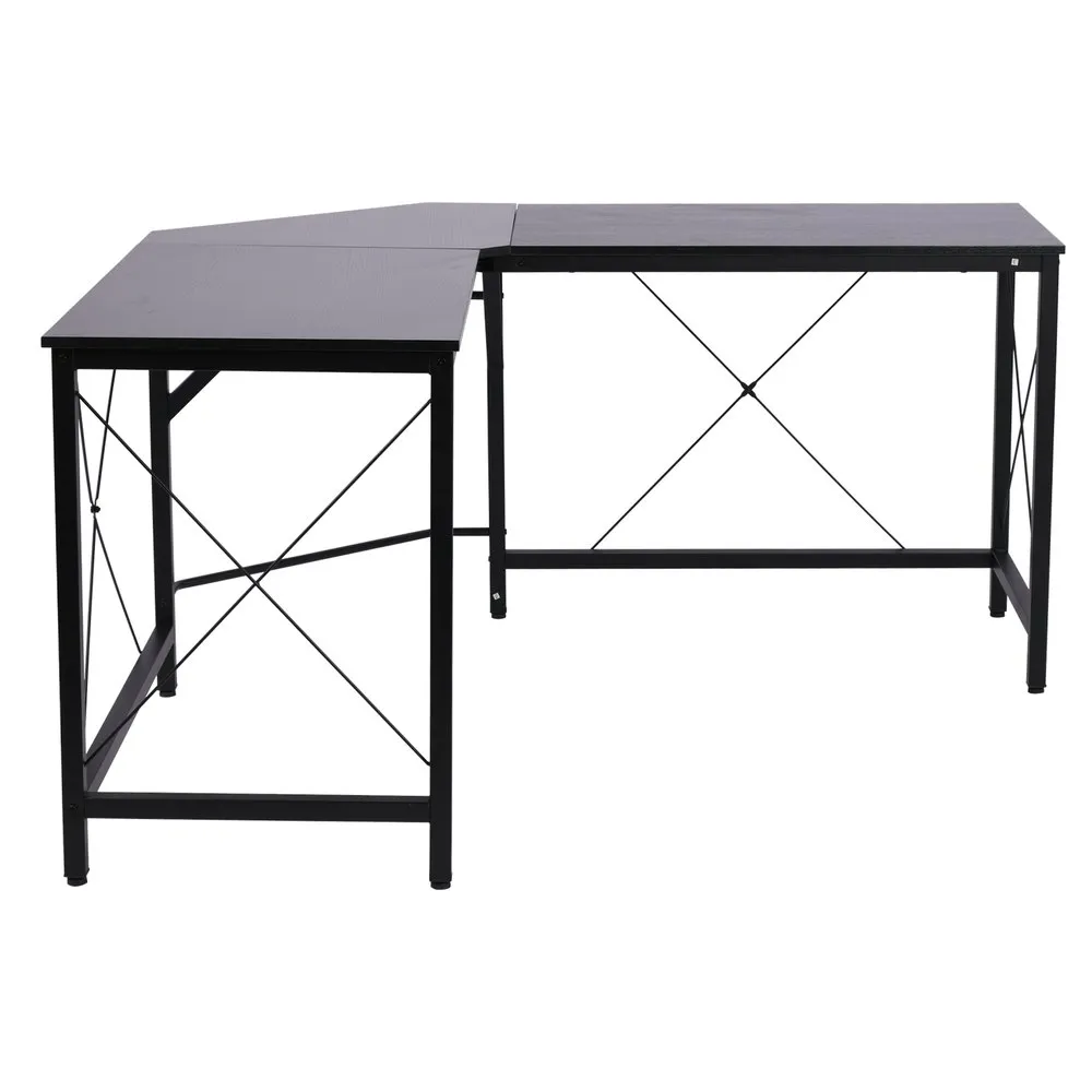 Homcom L Shaped Corner Desk Table | Bricoinn