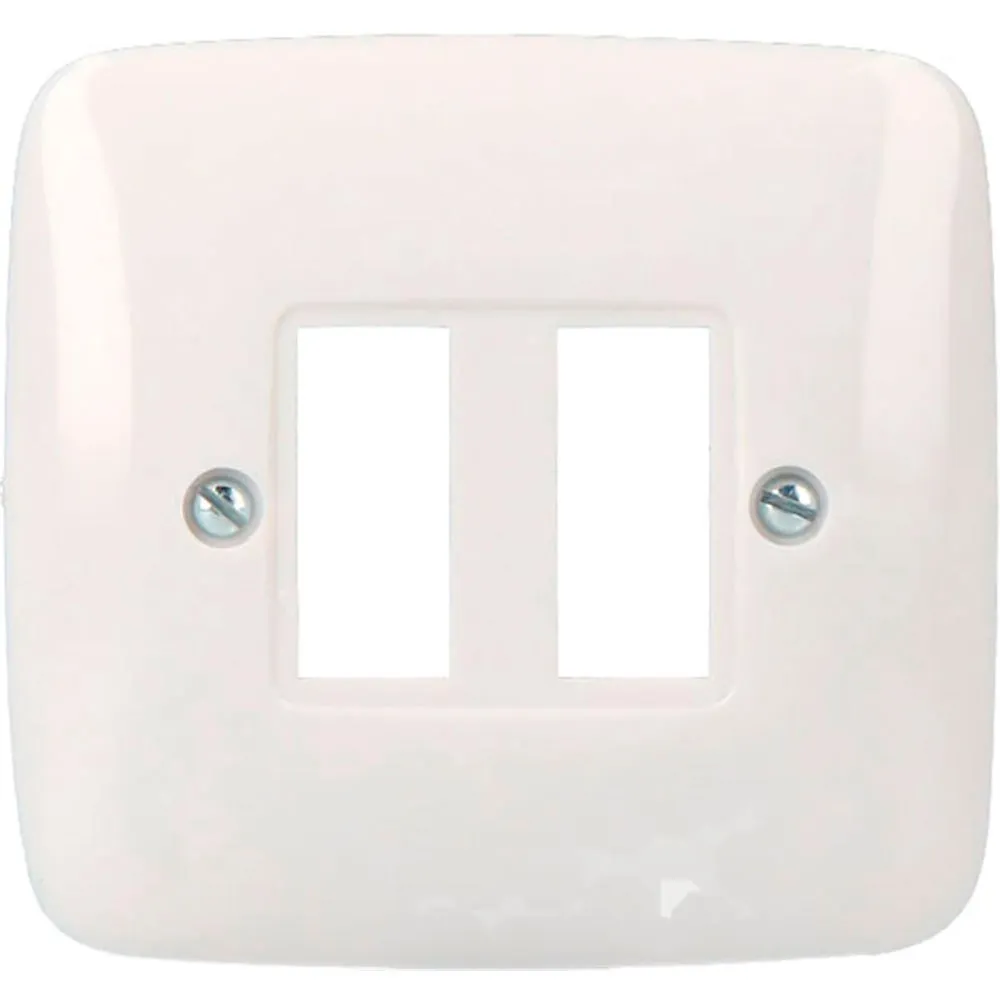 Edm Estrella Small Packaged Element Plate 2 units White | Techinn