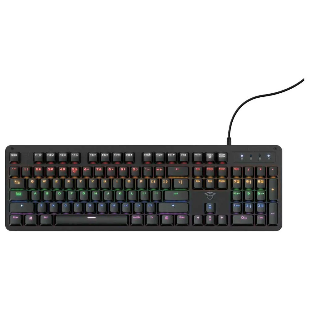 Trust GXT 863 MAZZ RGB Gaming Mechanical Keyboard Black | Techinn
