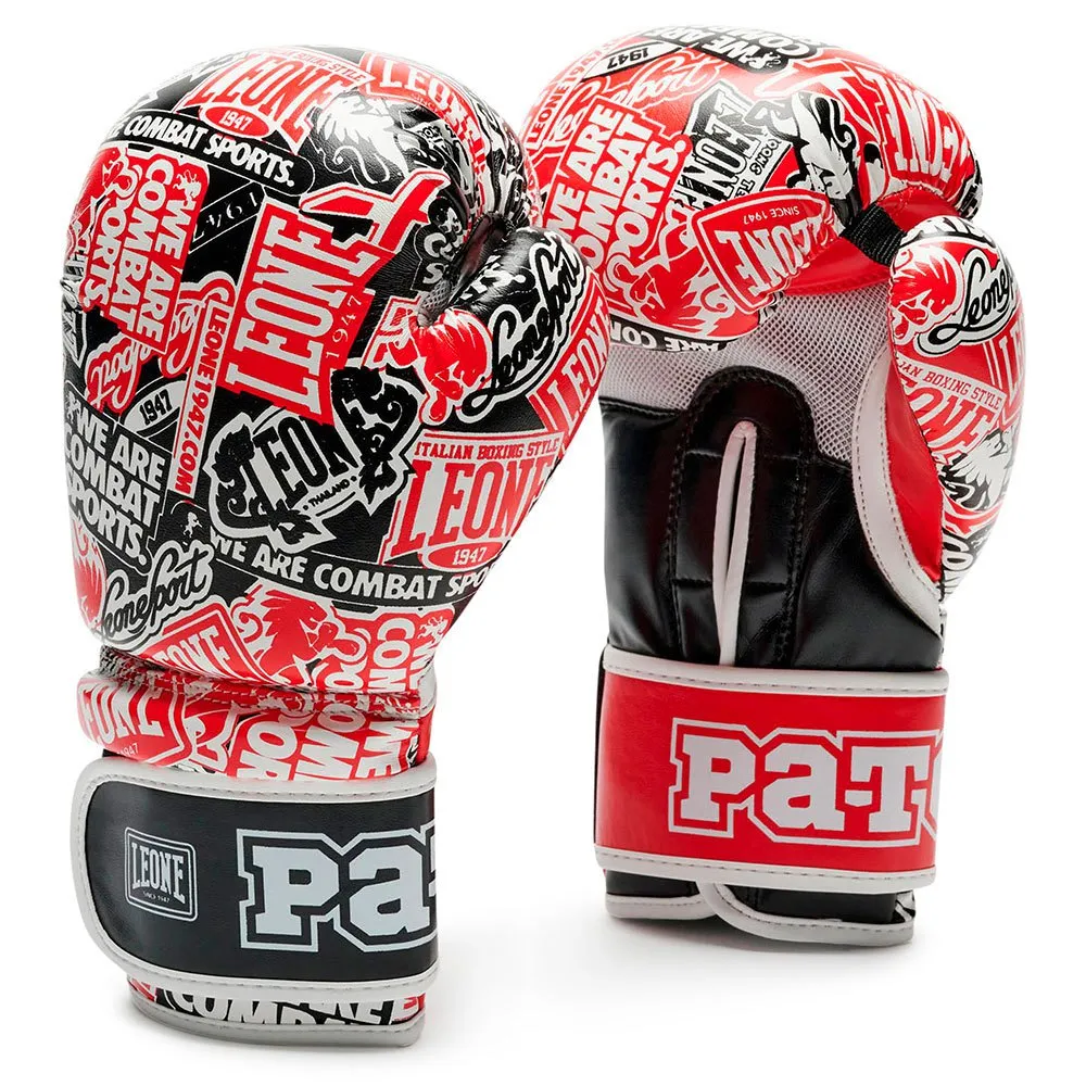 Leone1947 Patch Boxing Gloves Red | Traininn