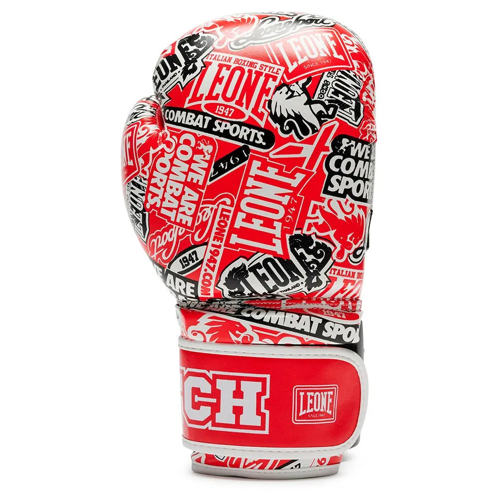Leone1947 Patch Boxing Gloves Red | Traininn